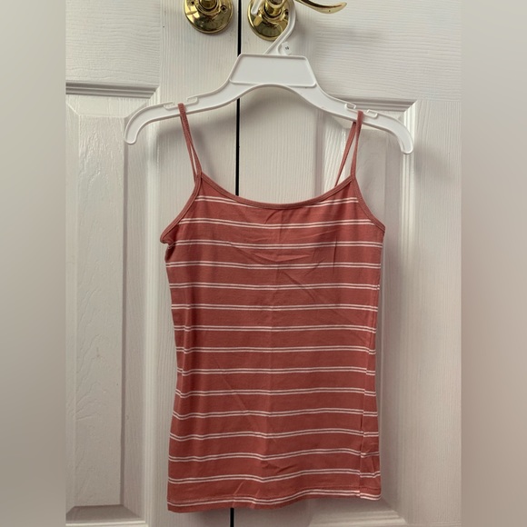 Aeropostale | Tops | Striped Coral Form Fitting Tank Top | Poshmark